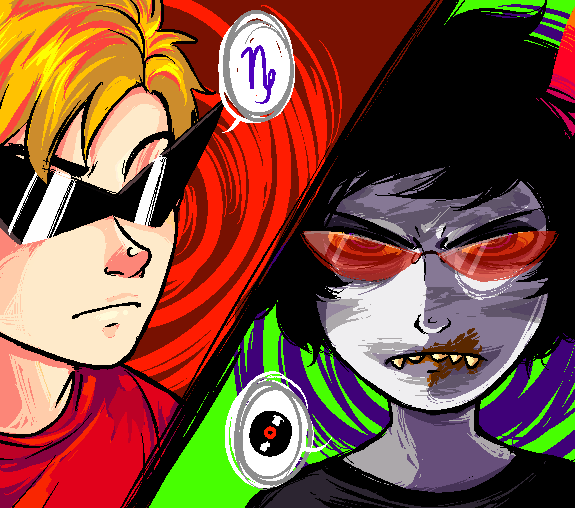 MSPA Booru - blood dave strider gamzee makara kid symbol sober gamzee ...