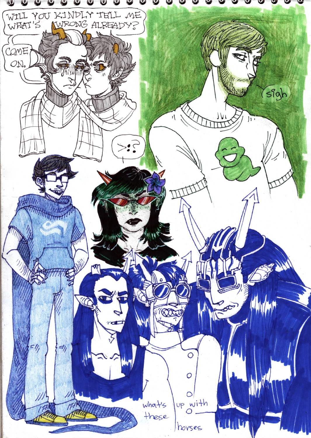 MSPA Booru - >:? ancestors andrew hussie art dump breath aspect crying ...