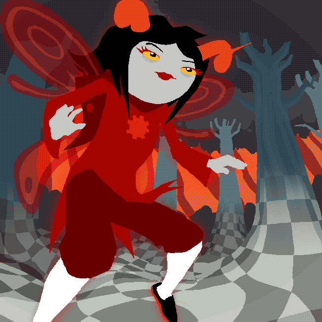 MSPA Booru - 2024 aradia megido battlefield fullres godtier jaggy lines maid solo time aspect ...