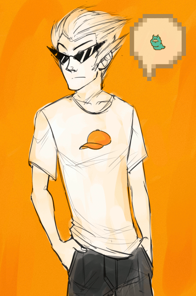 MSPA Booru - animated dirk strider kid symbol senorbootythugpirate solo ...