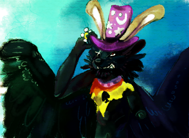 MSPA Booru - bec noir bunny sassacre fedora jack noir panel redraw ...