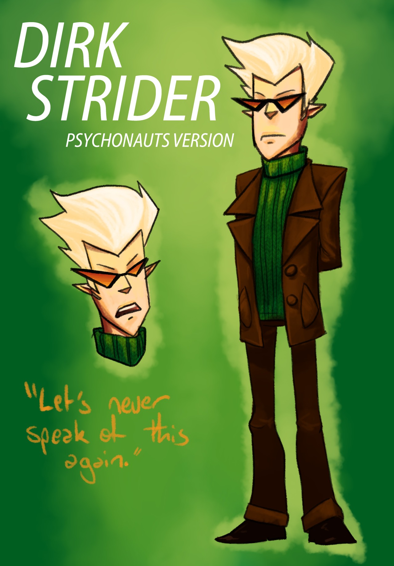 MSPA Booru - crossover dirk strider psychonauts skarita solo text | 147105