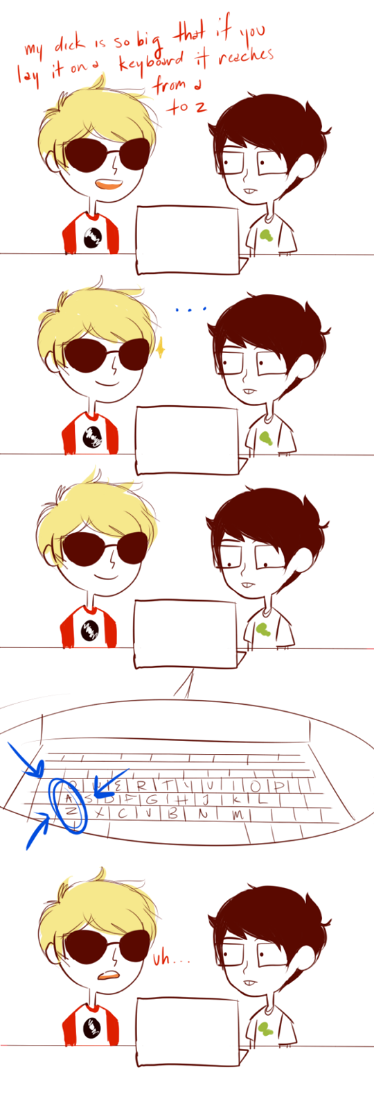 MSPA Booru - comic computer dave strider deleted source john egbert red ...