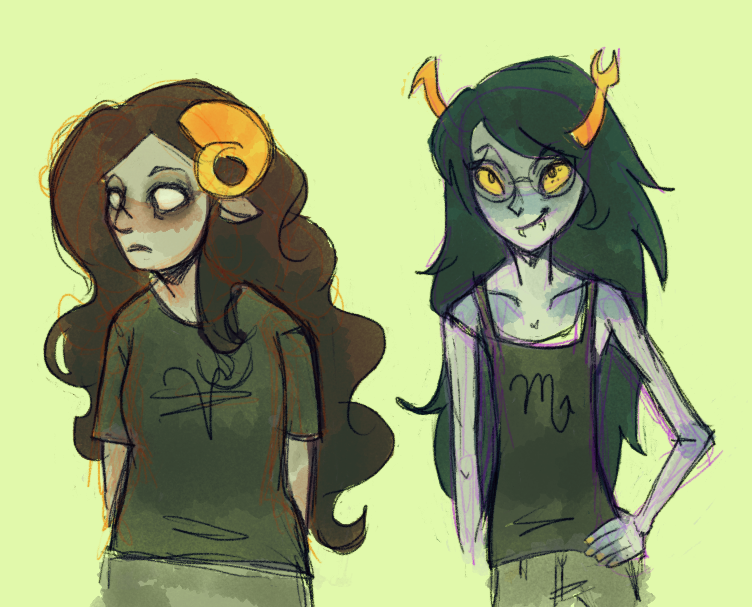 MSPA Booru - aradia megido dead aradia jet vriska serket | 15803