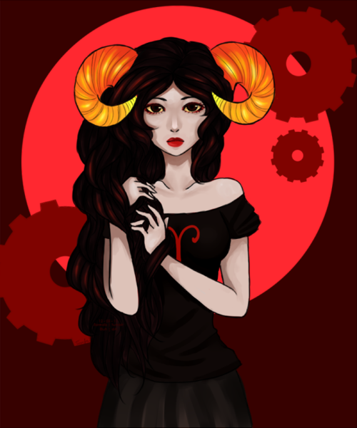 MSPA Booru - aradia megido aspect symbol solo time aspect viridescent-vision | 15910