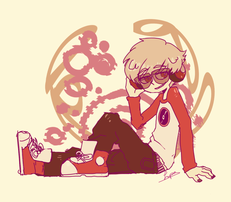 MSPA Booru - dave strider headphones lupamannara36 red baseball tee ...