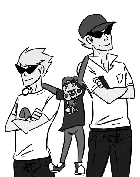 MSPA Booru - 2013 animated arms crossed bro brocal dirk strider fullres ...