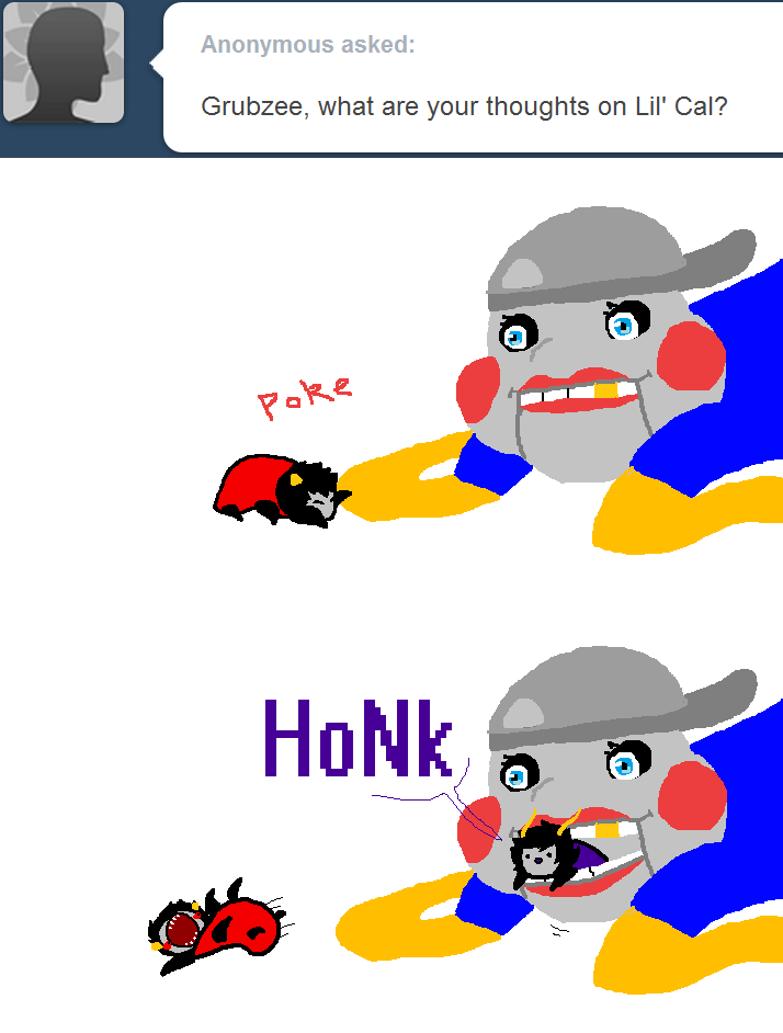 MSPA Booru - ask comic gamzee makara grubs honk karkat vantas lil cal ...