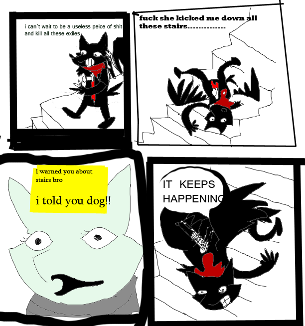 MSPA Booru - ask bec noir comic jack noir pm prospitian monarch sovereign slayer stairs sweet ...