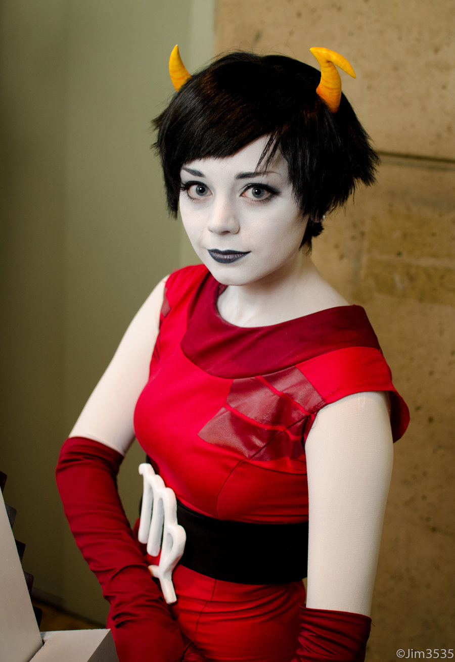 MSPA Booru - chainsaw cosplay kanaya's red dress kanaya maryam rainbow ...