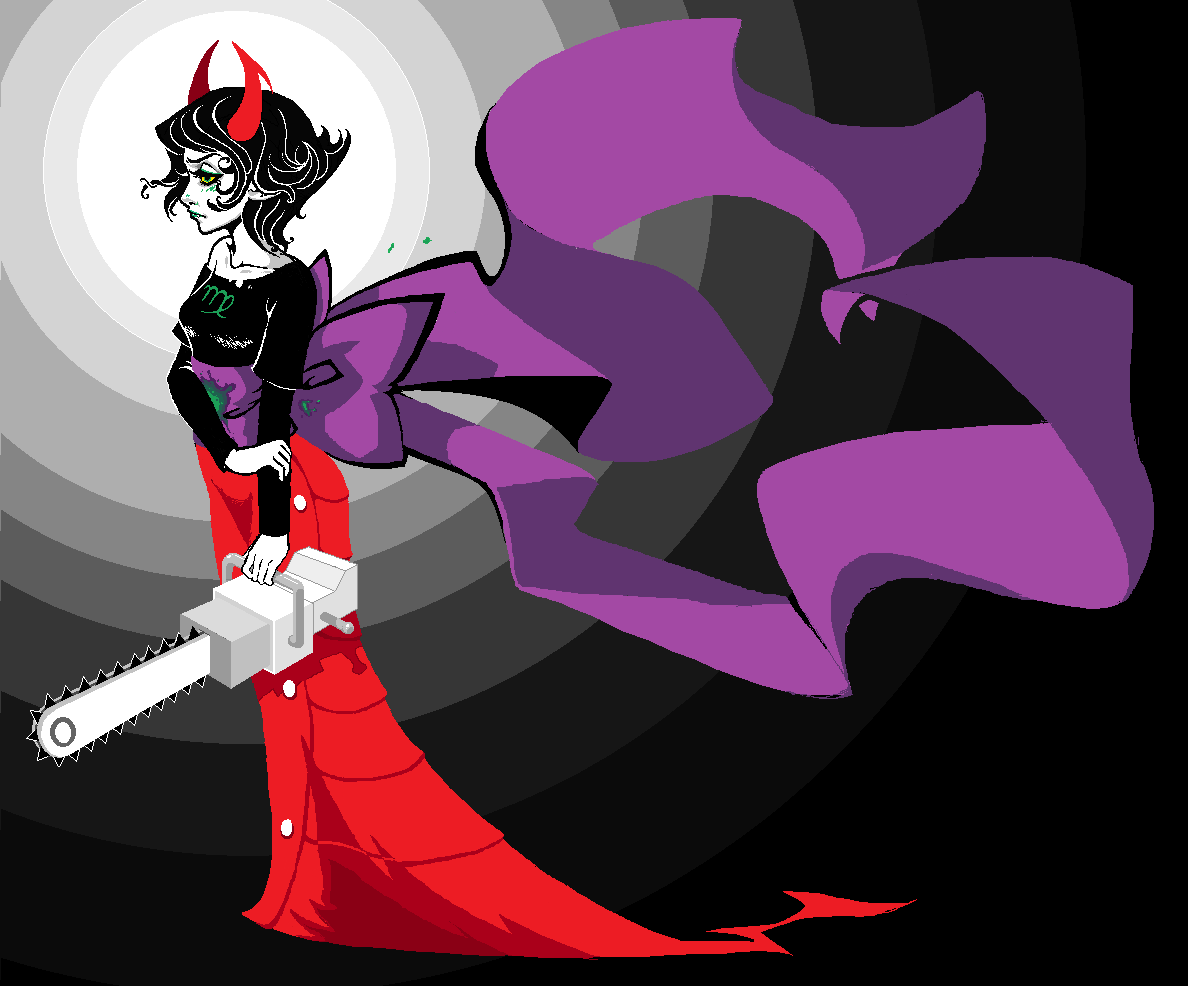 MSPA Booru - chainsaw gash sash kanaya maryam rainbow drinker solo | 28289