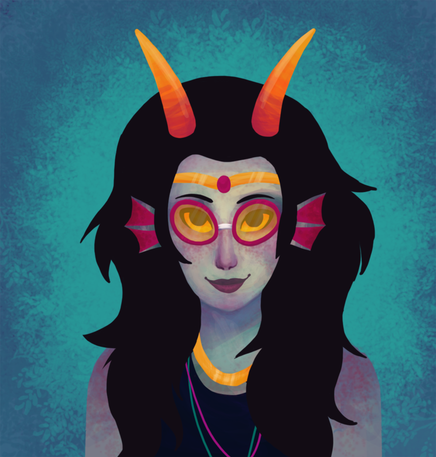 Mspa Booru Broken Source Feferi Peixes Headshot Solo Starter Outfit
