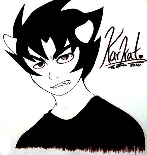 MSPA Booru - cybernetic-sunflower headshot highlight color karkat ...