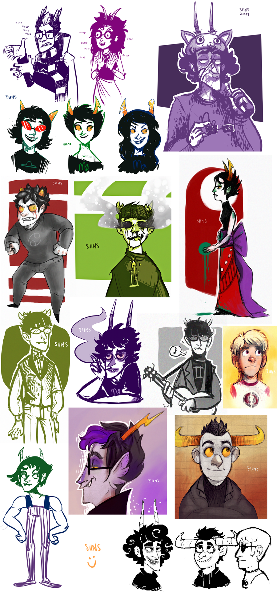 MSPA Booru - art dump blind sollux blood crying dave strider deuce ...
