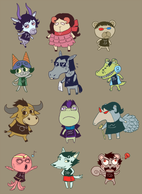 MSPA Booru - 2011 alternians animal crossing animalstuck aradia megido ...