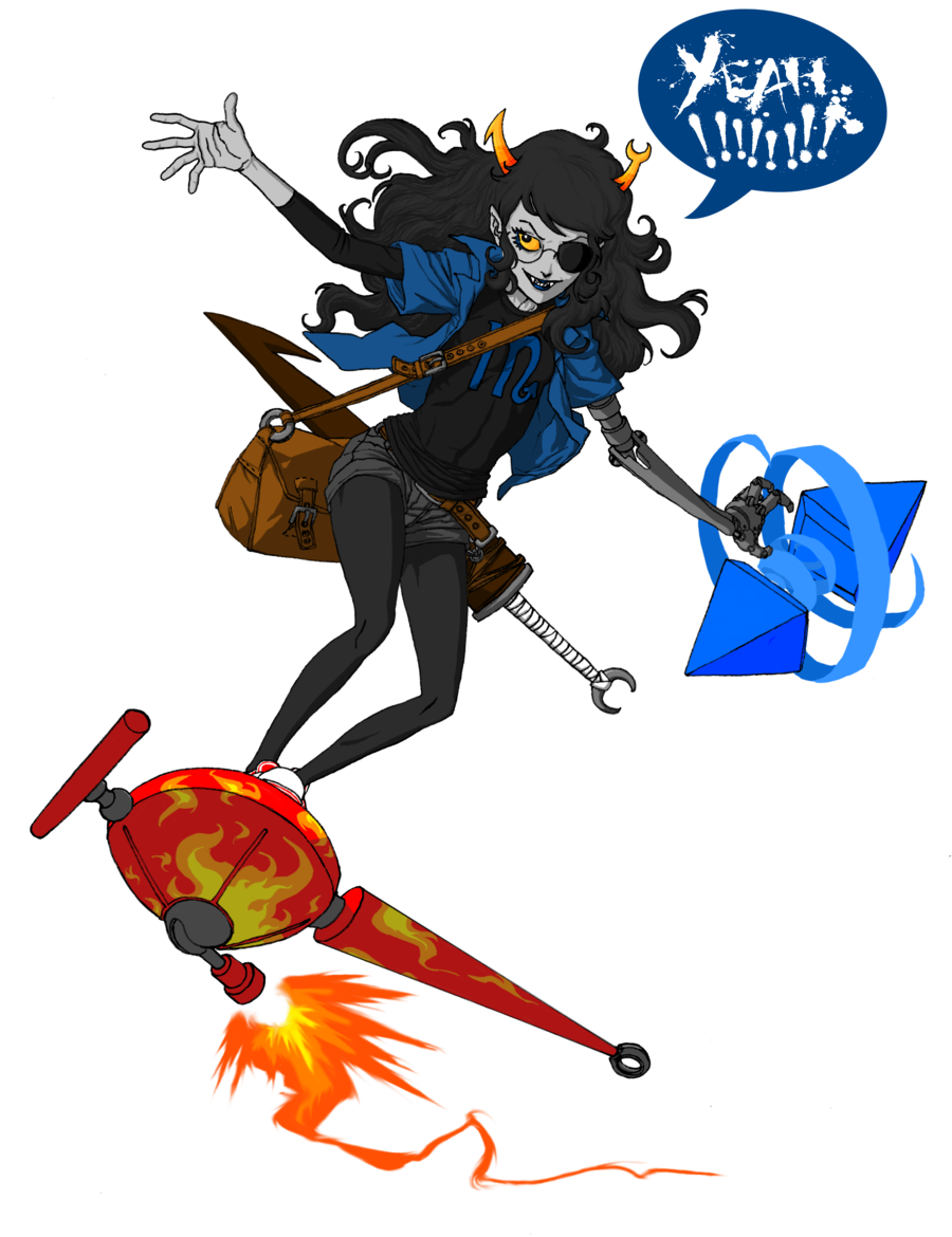 MSPA Booru - kenji rocket board solo vriska serket word balloon | 7593
