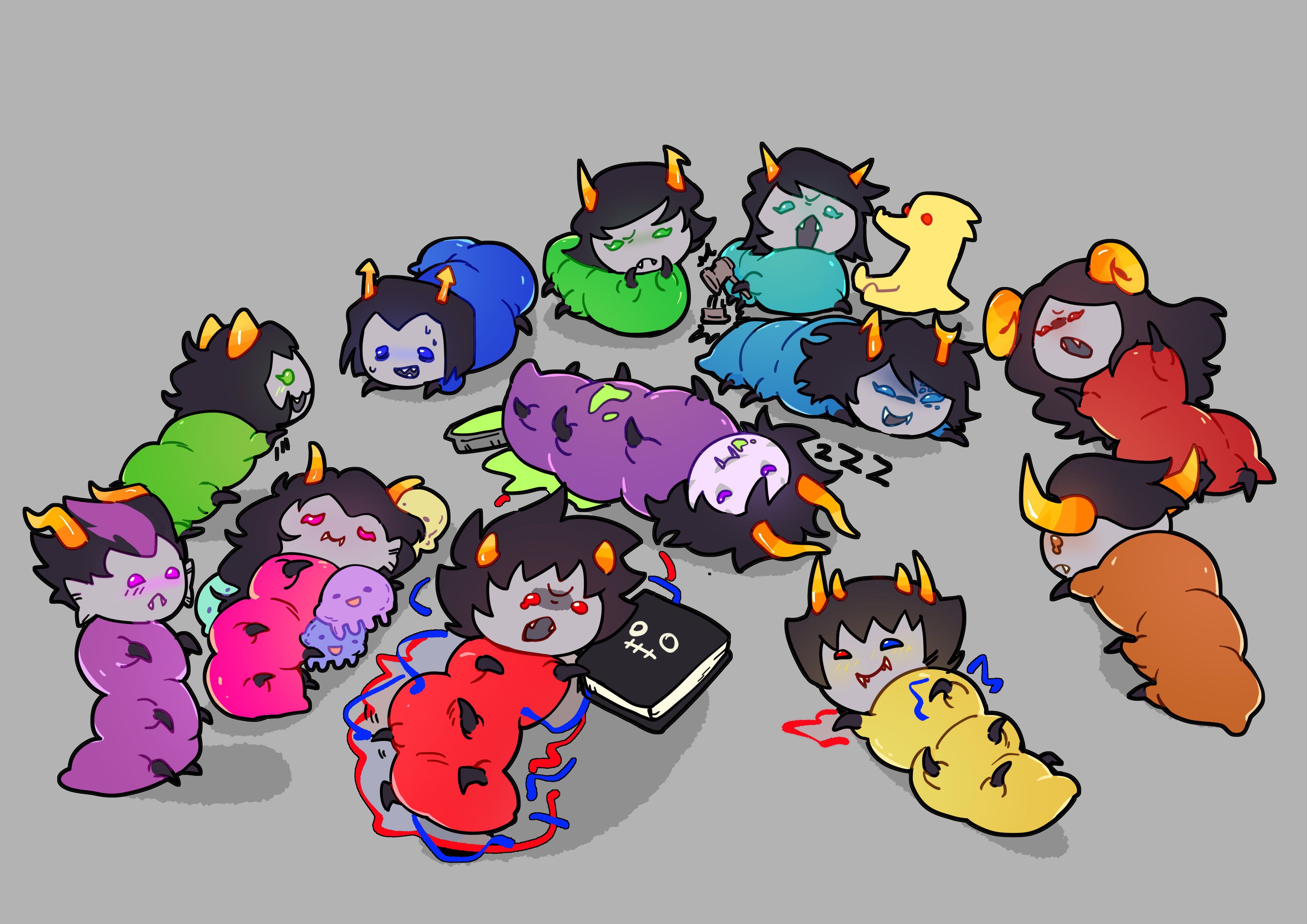 MSPA Booru - 2025 alternians aradia megido blush equius zahhak eridan ...