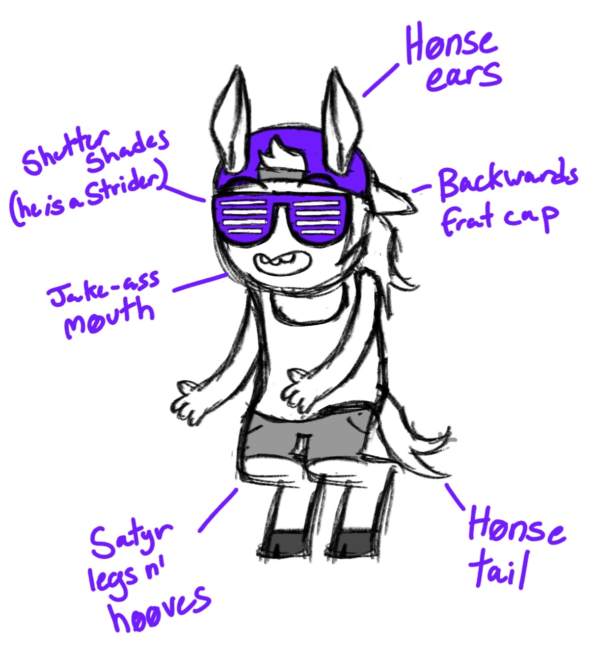 MSPA Booru - 2025 aj-jesterdude animal ears fullres grayscale hat ...