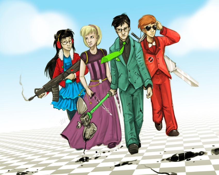 MSPA Booru - battlefield beta kids caledscratch dave strider dress of ...