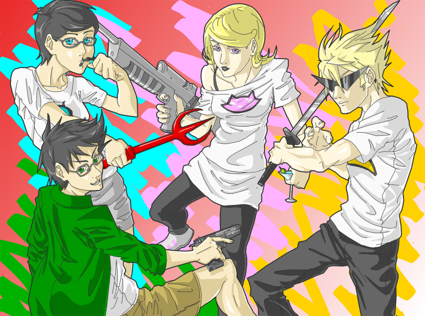 MSPA Booru - 2012 alpha kids dirk strider jake english jane crocker ...