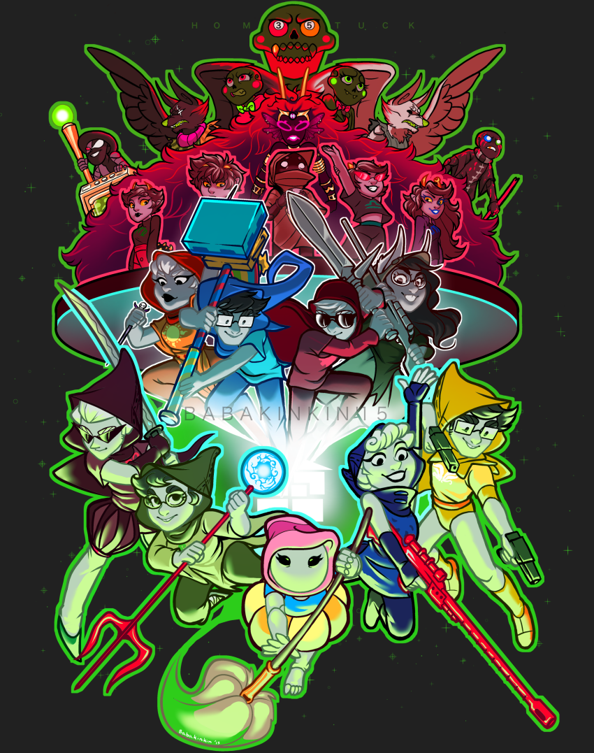 MSPA Booru - 2015 all kids alpha kids ancestors artificial limb ...