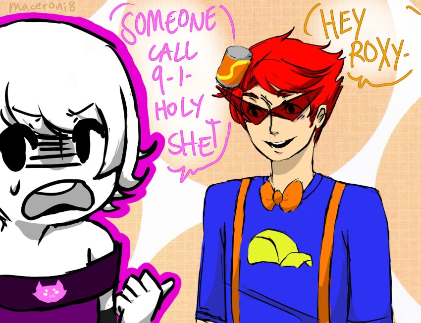 MSPA Booru - 2013 dirk strider foxy kittyknit dress maceroni8 roxy ...