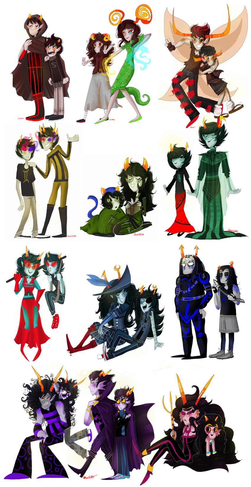 MSPA Booru - 2012 alternians amporas ancestor cast ancestors aradia ...