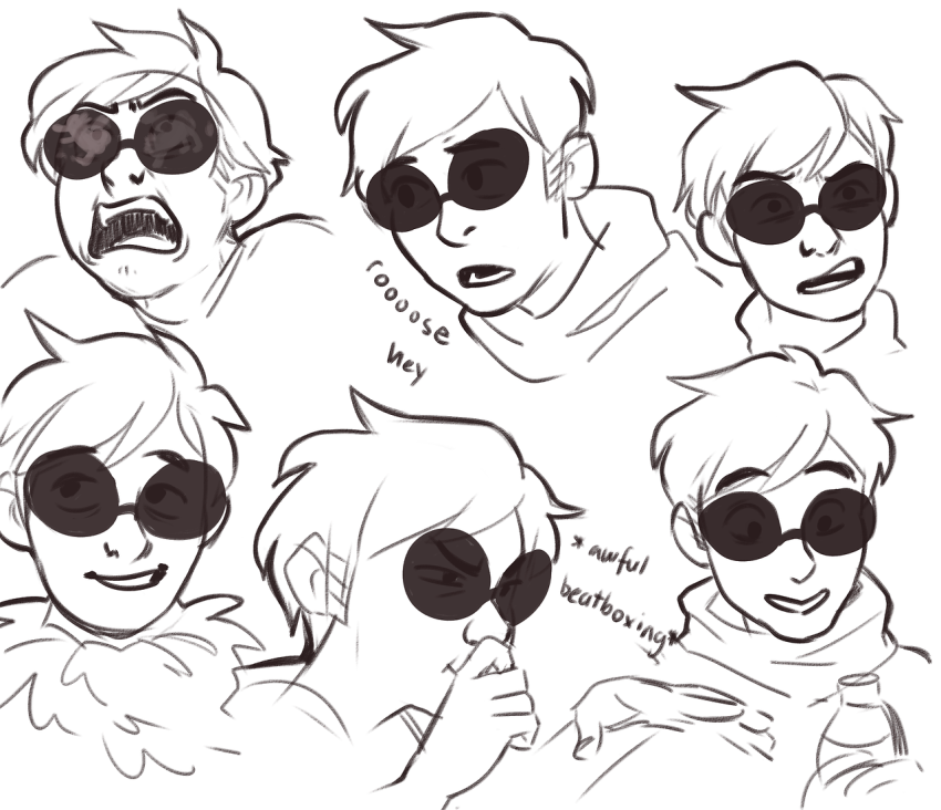 MSPA Booru - apple juice art dump dave strider davesprite grayscale ...