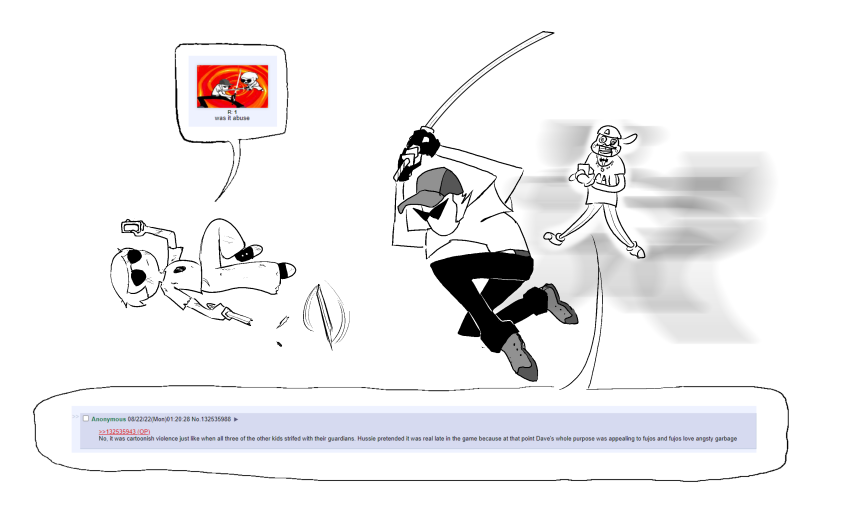 MSPA Booru - 2022 4chan anonymous artist bro dave strider fullres jaggy ...
