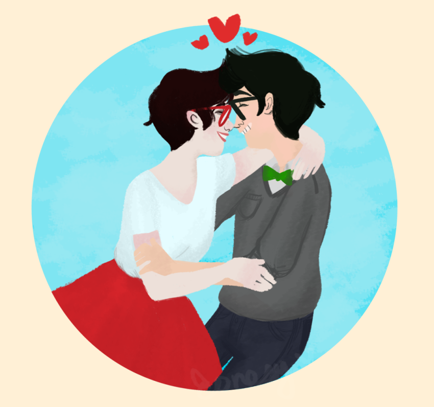 MSPA Booru - 50sstuck arm around shoulder english muffin heart jake ...