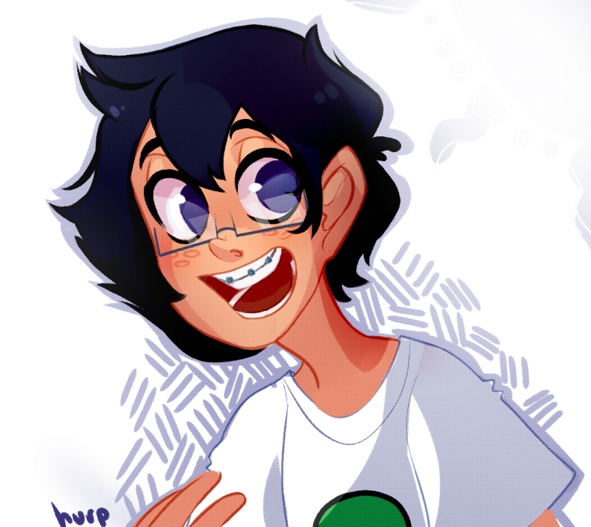 MSPA Booru - ambrister headshot john egbert solo starter outfit | 108290