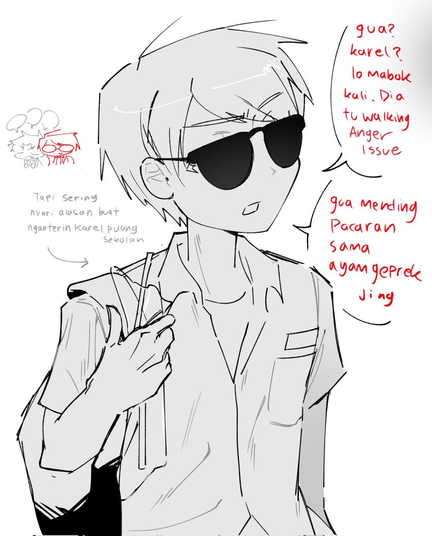 MSPA Booru - 2024 dave strider fashion formal fullres grayscale karkat ...