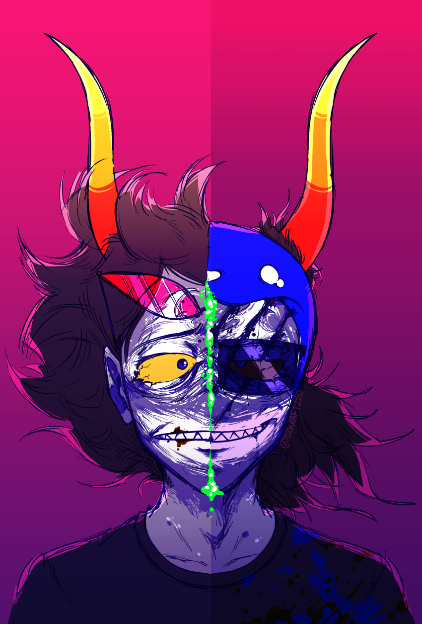 MSPA Booru - 2023 blood cat hat fullres gamzee makara glasses added ...