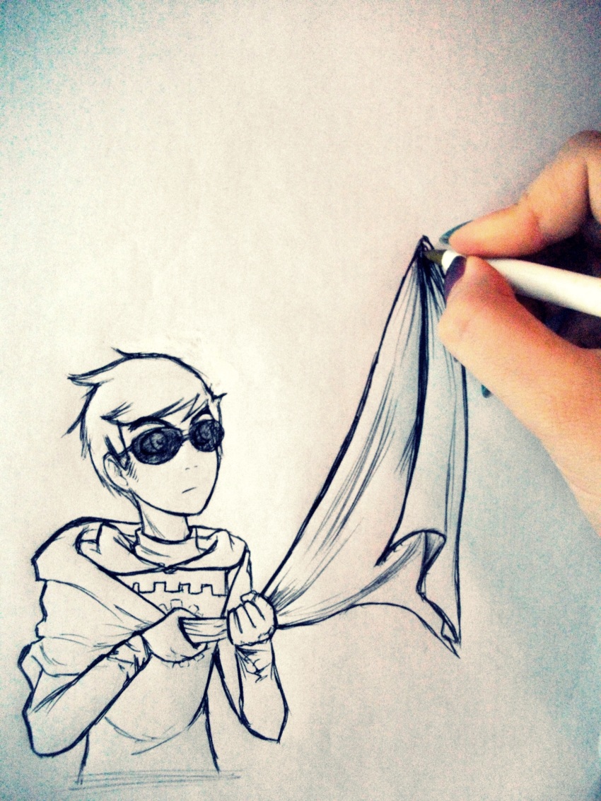 MSPA Booru - 2012 dave strider fullres godtier grayscale knight ...