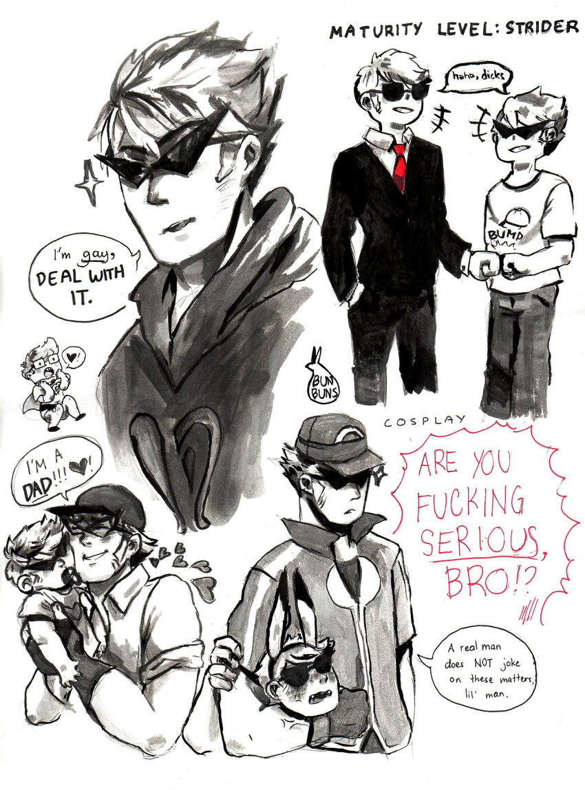 MSPA Booru - alpha dave art dump babies bro bunbuns cosplay dave ...