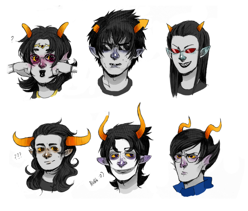 MSPA Booru - :o) ? alternate hair equius zahhak eridan ampora feferi ...