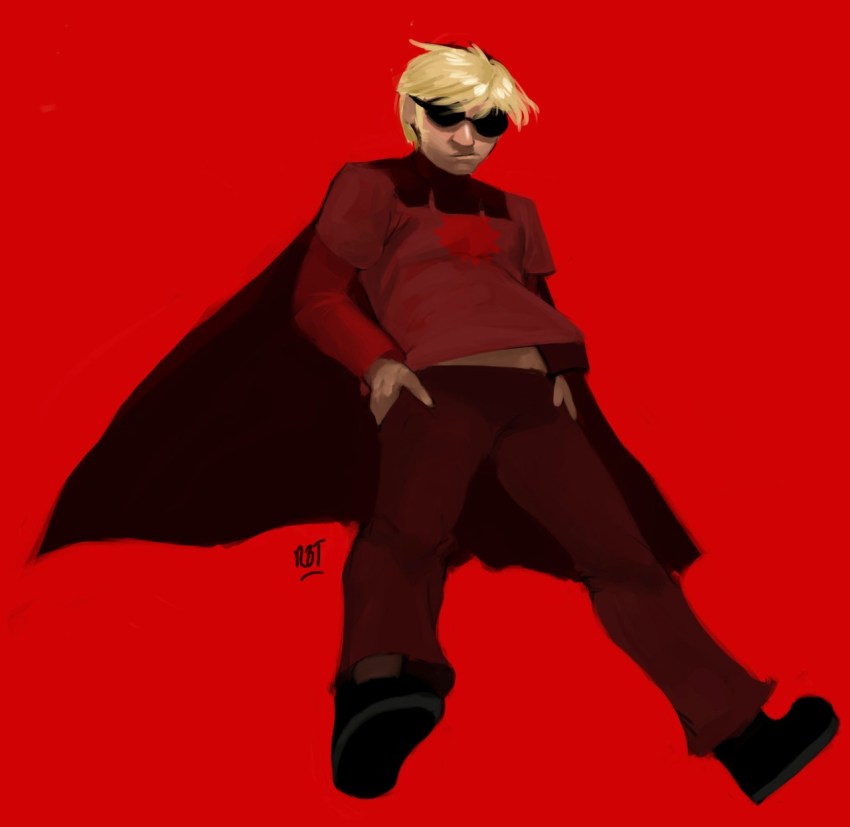 MSPA Booru - dave strider godtier knight redandblacktac solo time ...