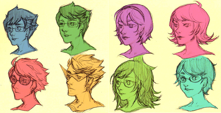 MSPA Booru - all kids alpha kids beta kids dave strider dirk strider ...