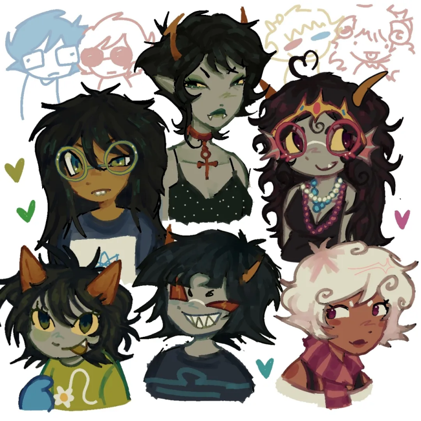 MSPA Booru - 2024 2spooky aradia megido dave strider feferi peixes ...