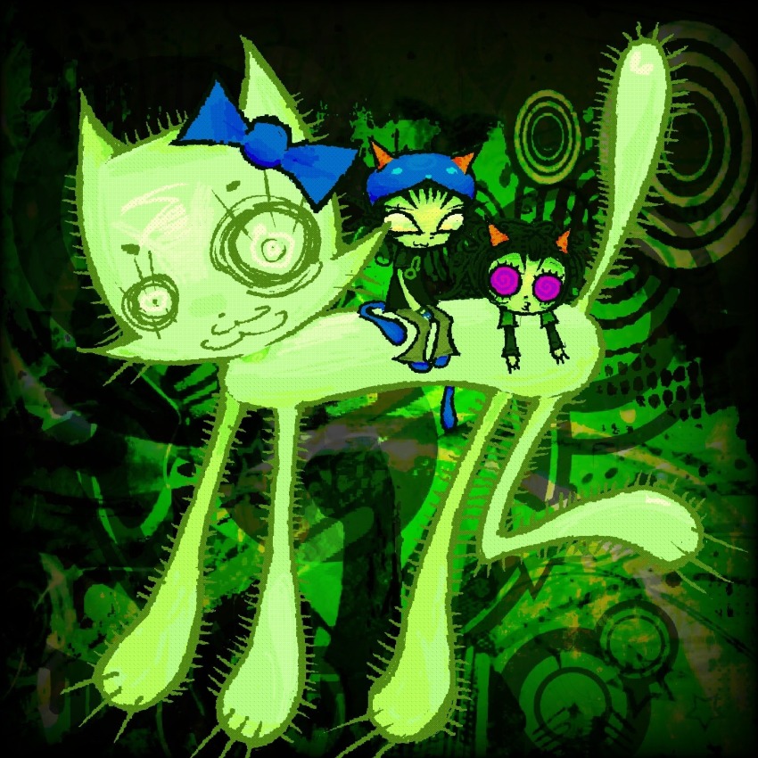 MSPA Booru - 2025 cat hat chucklevoodoos dancestors fullres jaggy lines ...