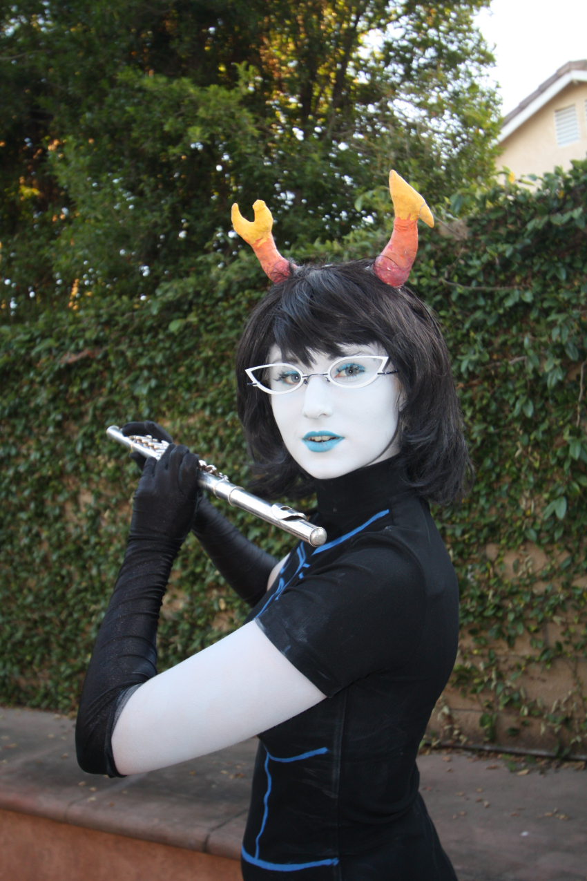 MSPA Booru - 2013 aranea serket cosplay dancestors flute fullres ...