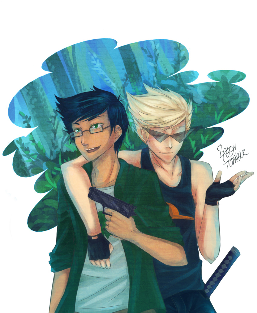 MSPA Booru - 801ch arm around shoulder dirk strider jake english ...
