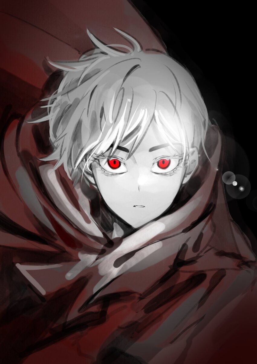 MSPA Booru - 2025 dave strider fullres grayscale headshot highlight color no glasses solo ...