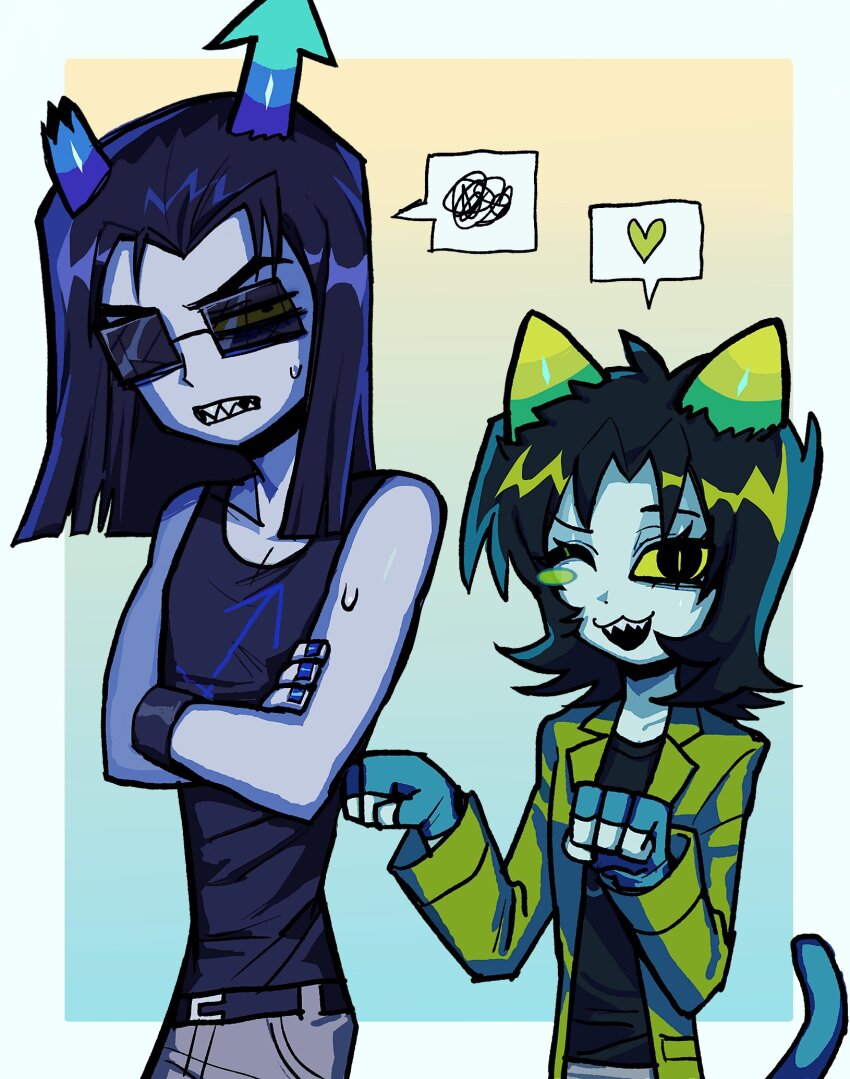 MSPA Booru - 2024 blush equius zahhak heart nepeta leijon starter ...