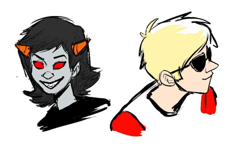 MSPA Booru - dave strider headshot pootles profile red baseball tee ...