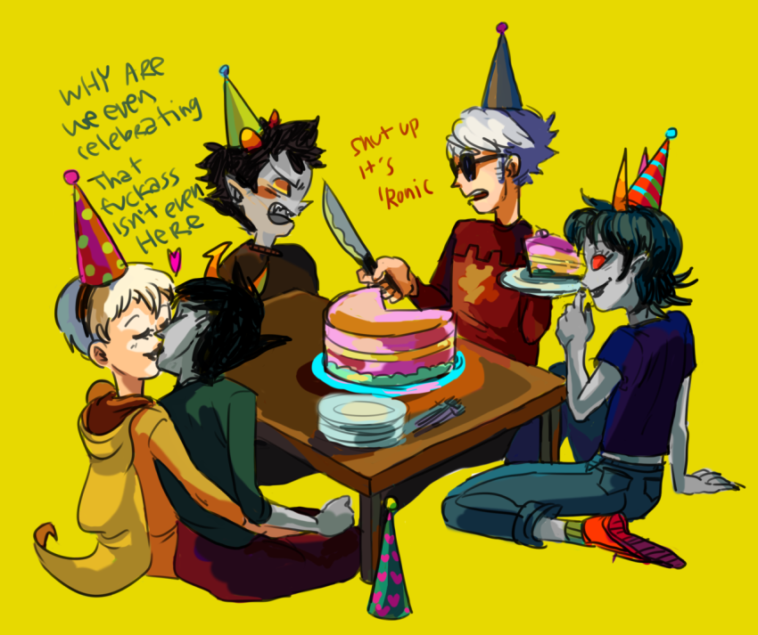 MSPA Booru - cake dave strider godtier heart kanaya maryam karkat ...