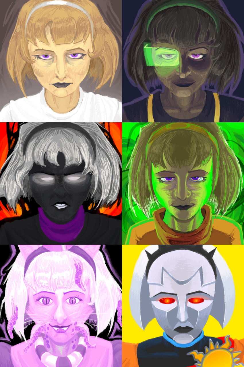 MSPA Booru - 2020 black squiddle dress godtier green sun grimdark ...