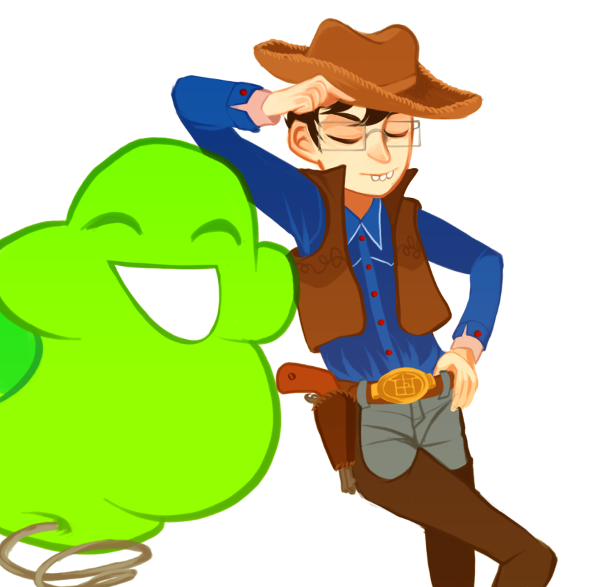 MSPA Booru - caitlin john egbert panel redraw pogo ride solo western | 64557