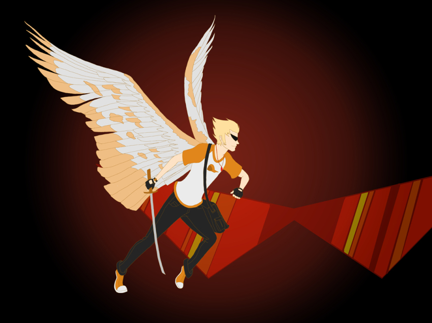 MSPA Booru - dirk strider lil hal orange sleeved hat shirt solo ...