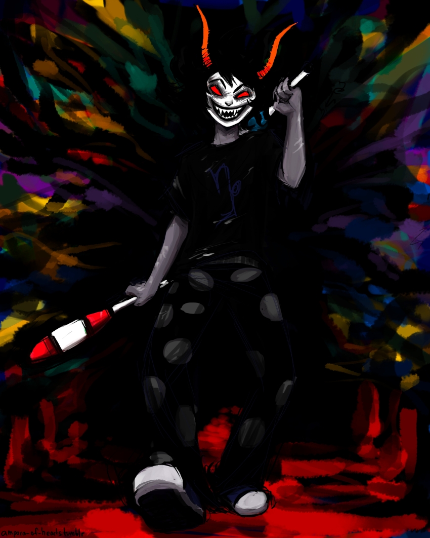MSPA Booru - 2014 chubsintubs deuce clubs fullres gamzee makara scars ...
